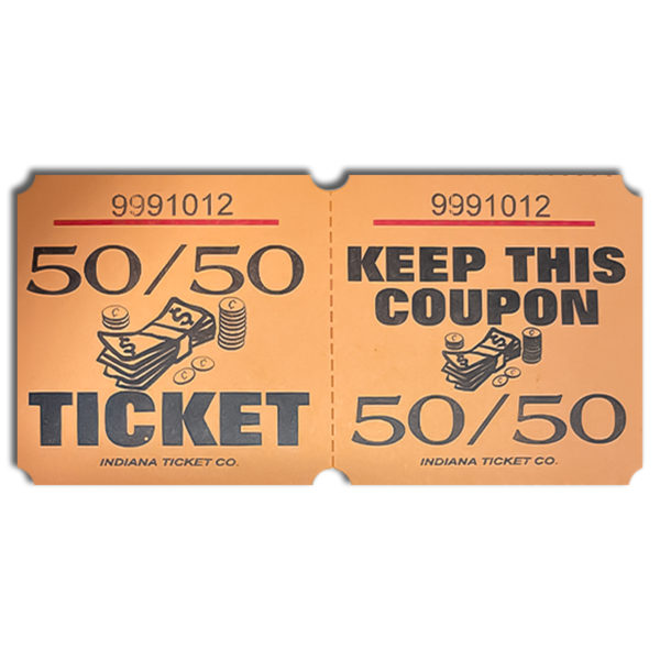 Classic 50-50 Marquee Roll Tickets - Doolins